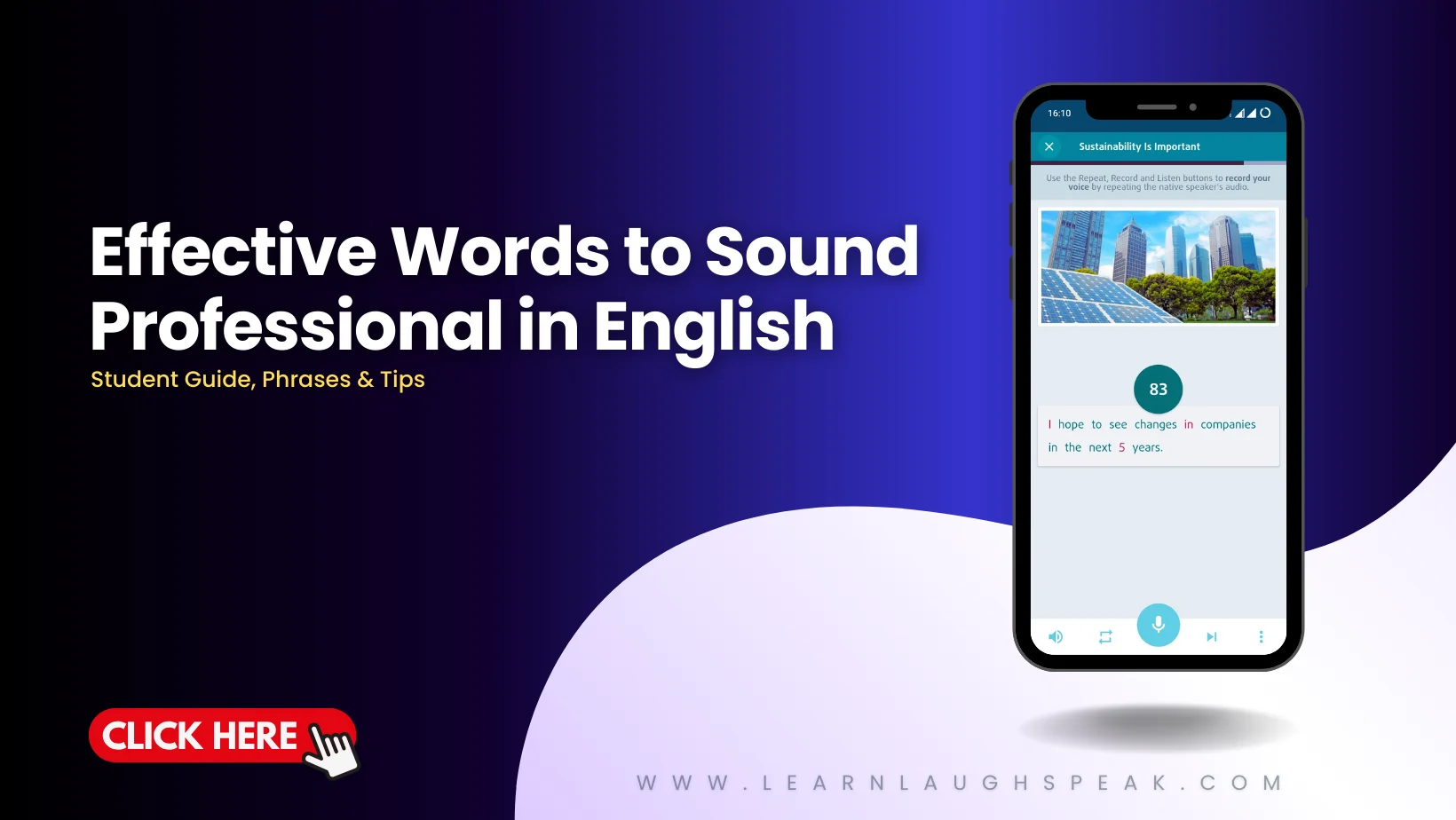 Effective Words to Sound Professional in English - Learn Laugh Speak