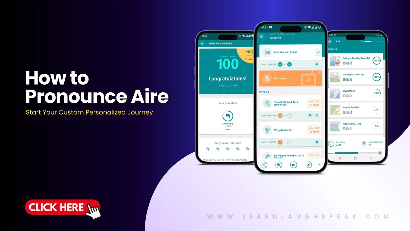 How to Pronounce Aire in English - Learn Laugh Speak