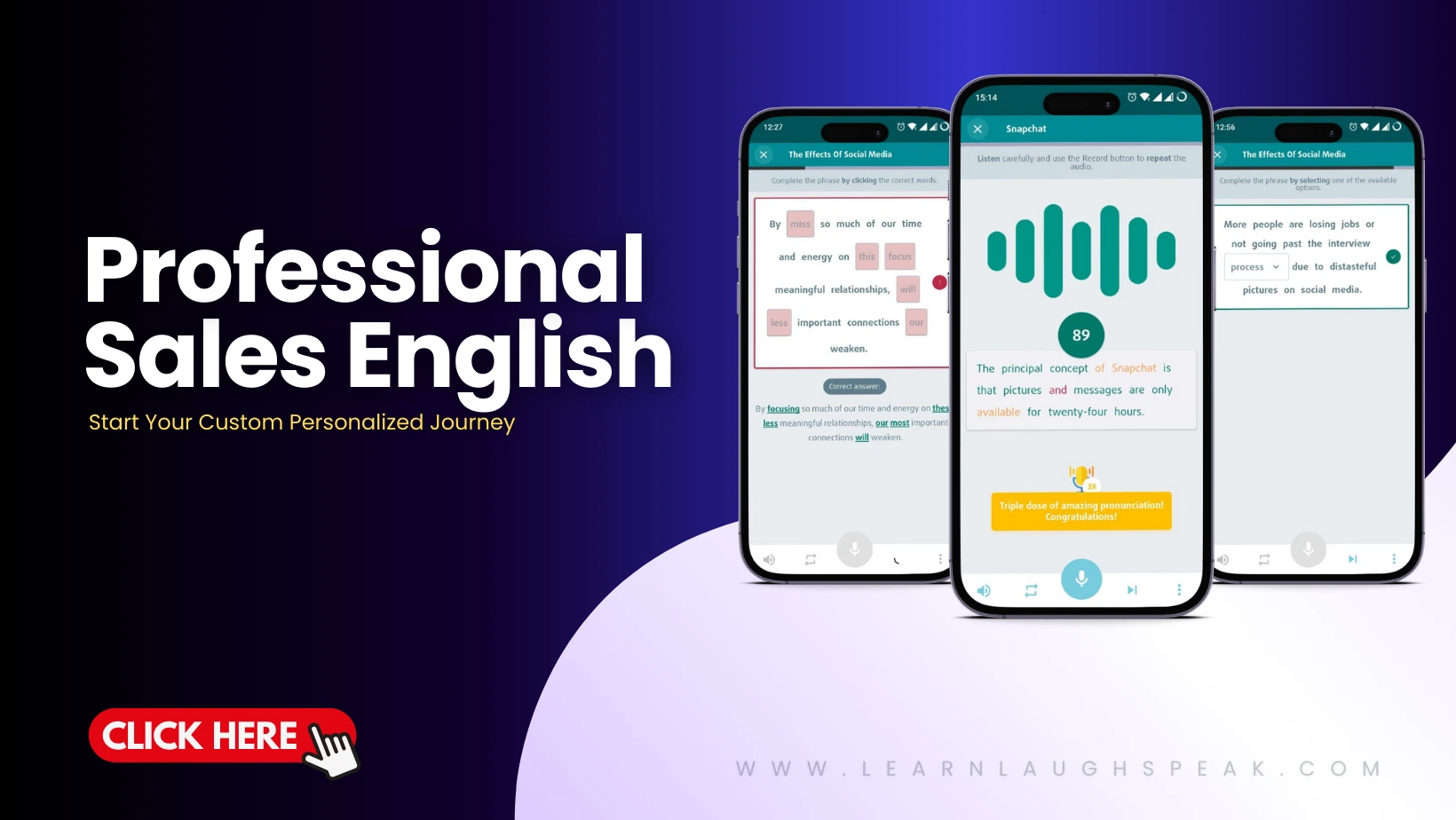 Professional Sales English With Phrases for Success - Learn Laugh Speak