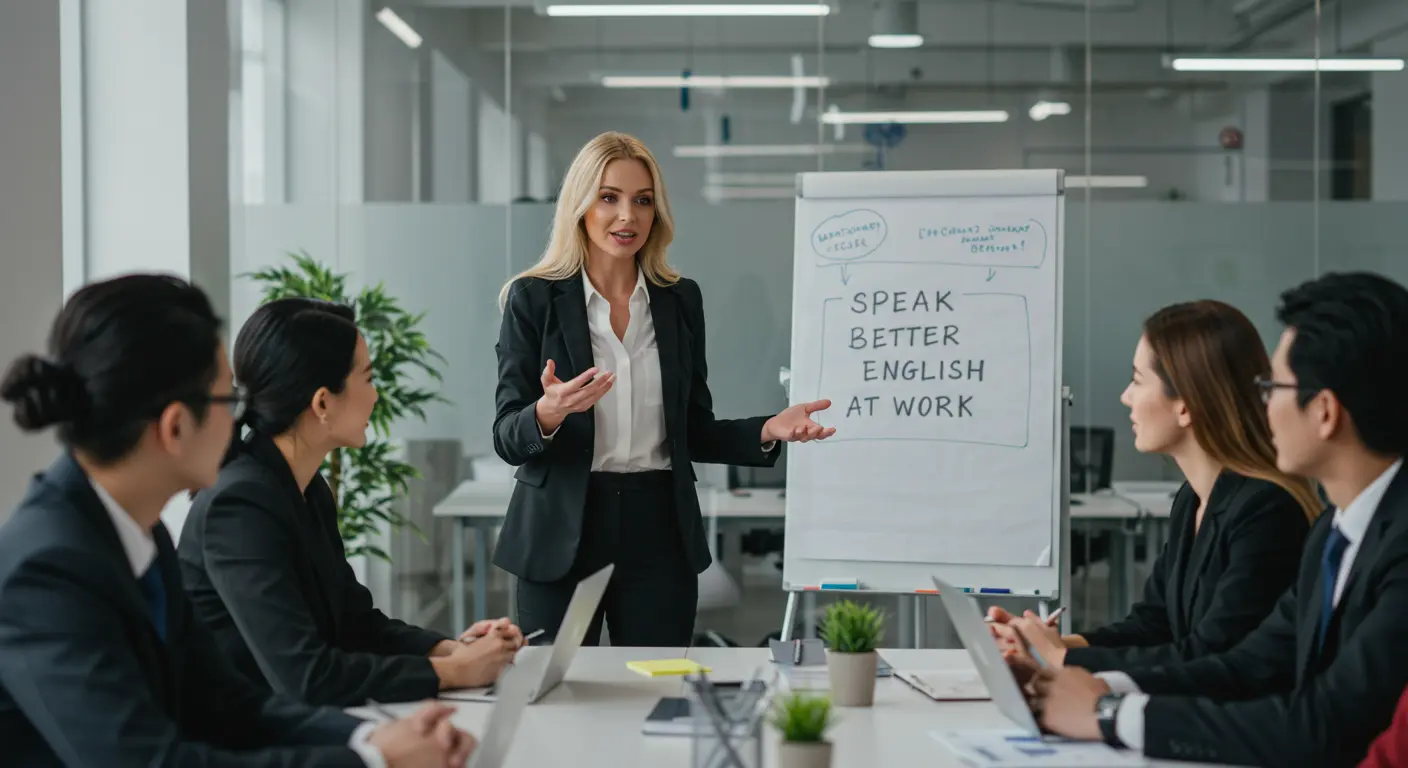 How to Speak With Better English at Work Easily - Learn Laugh Speak